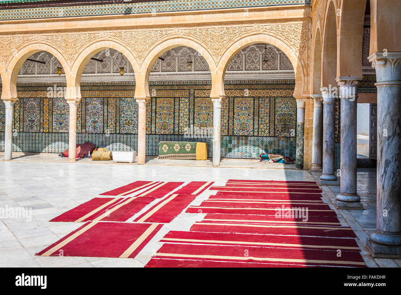 The Great Mosque of Kairouan in Tunisia Stock Photo - Alamy