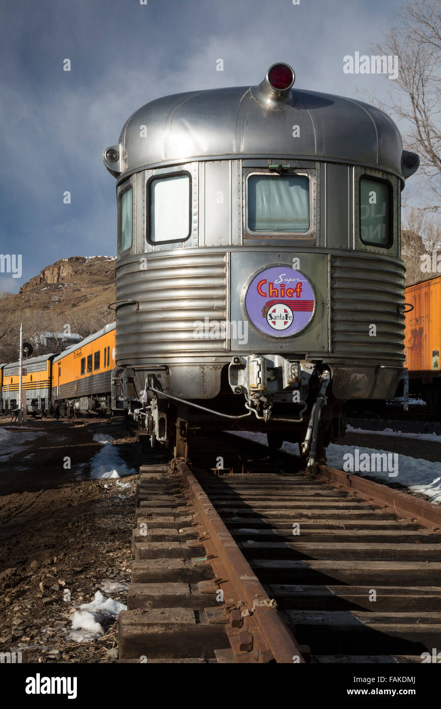 Golden, Colorado - A streamlined observation/sleeping car from the ...