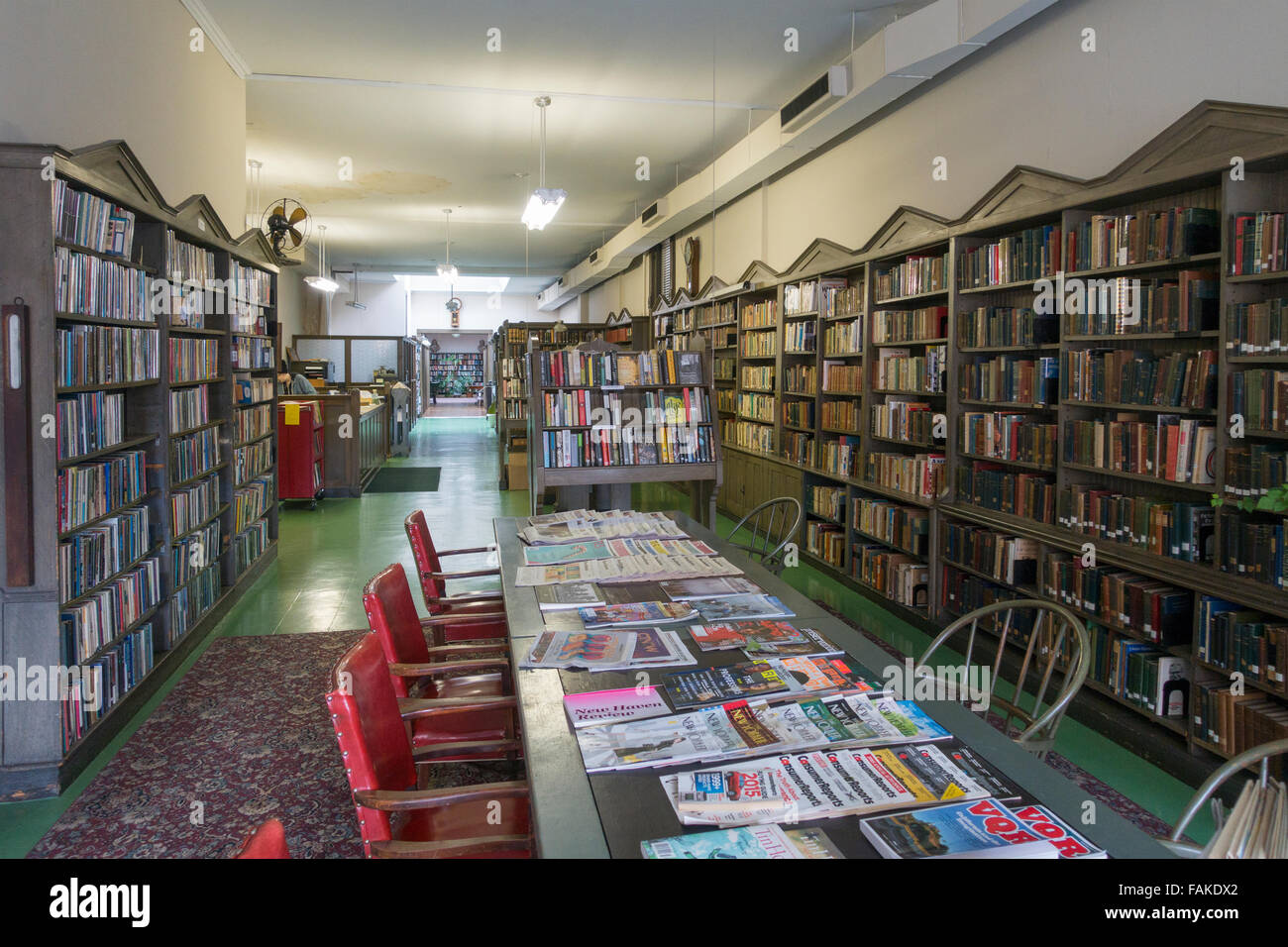 young men's reading room society New Haven CT Stock Photo - Alamy