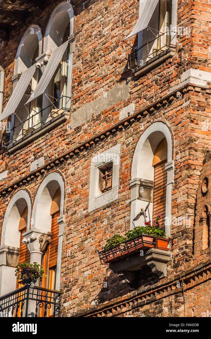 Venetian windows in traditional style hi-res stock photography and ...