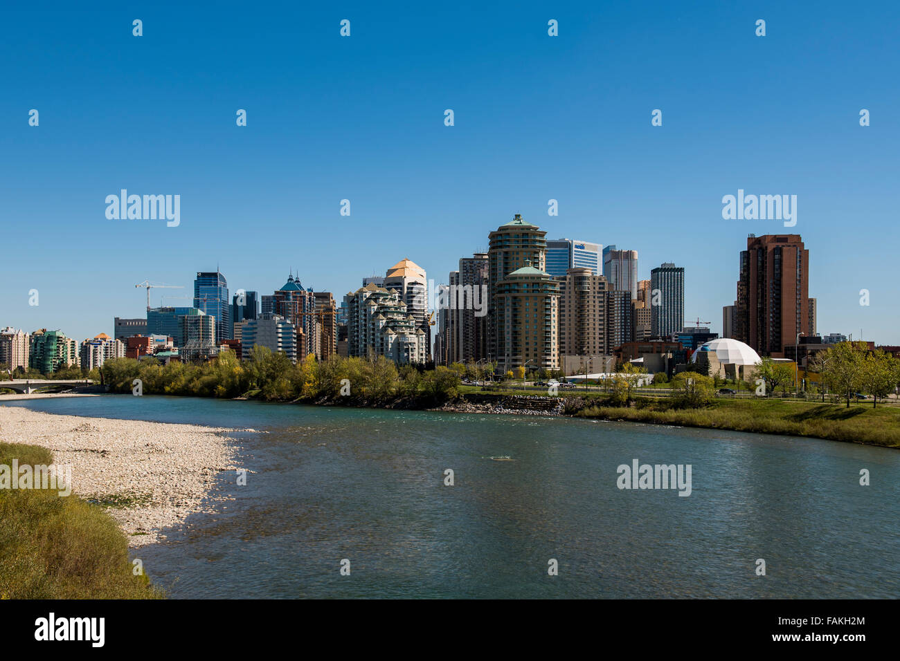Downtown calgary river hi-res stock photography and images - Alamy