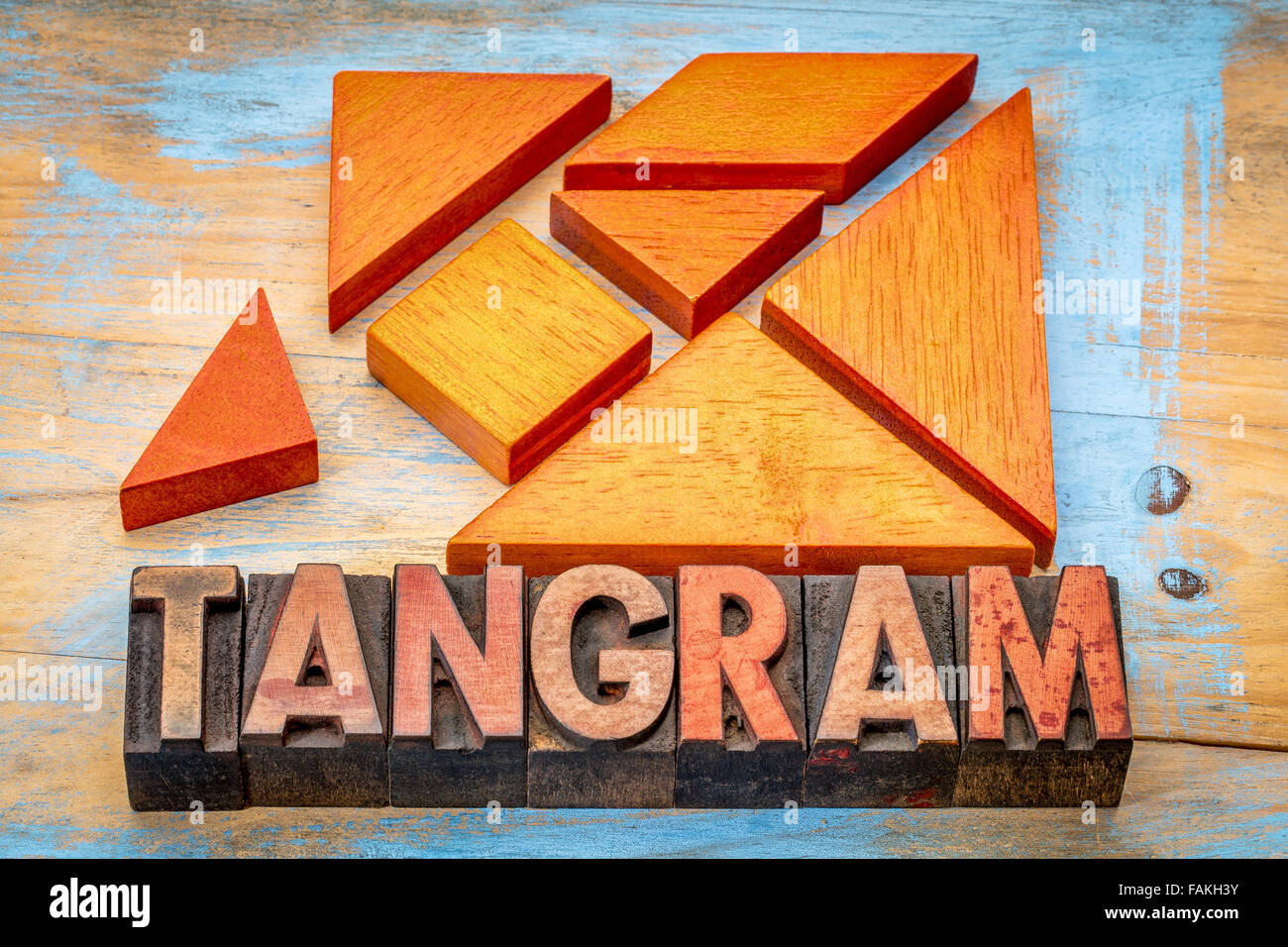Tangram vintage hi-res stock photography and images - Alamy