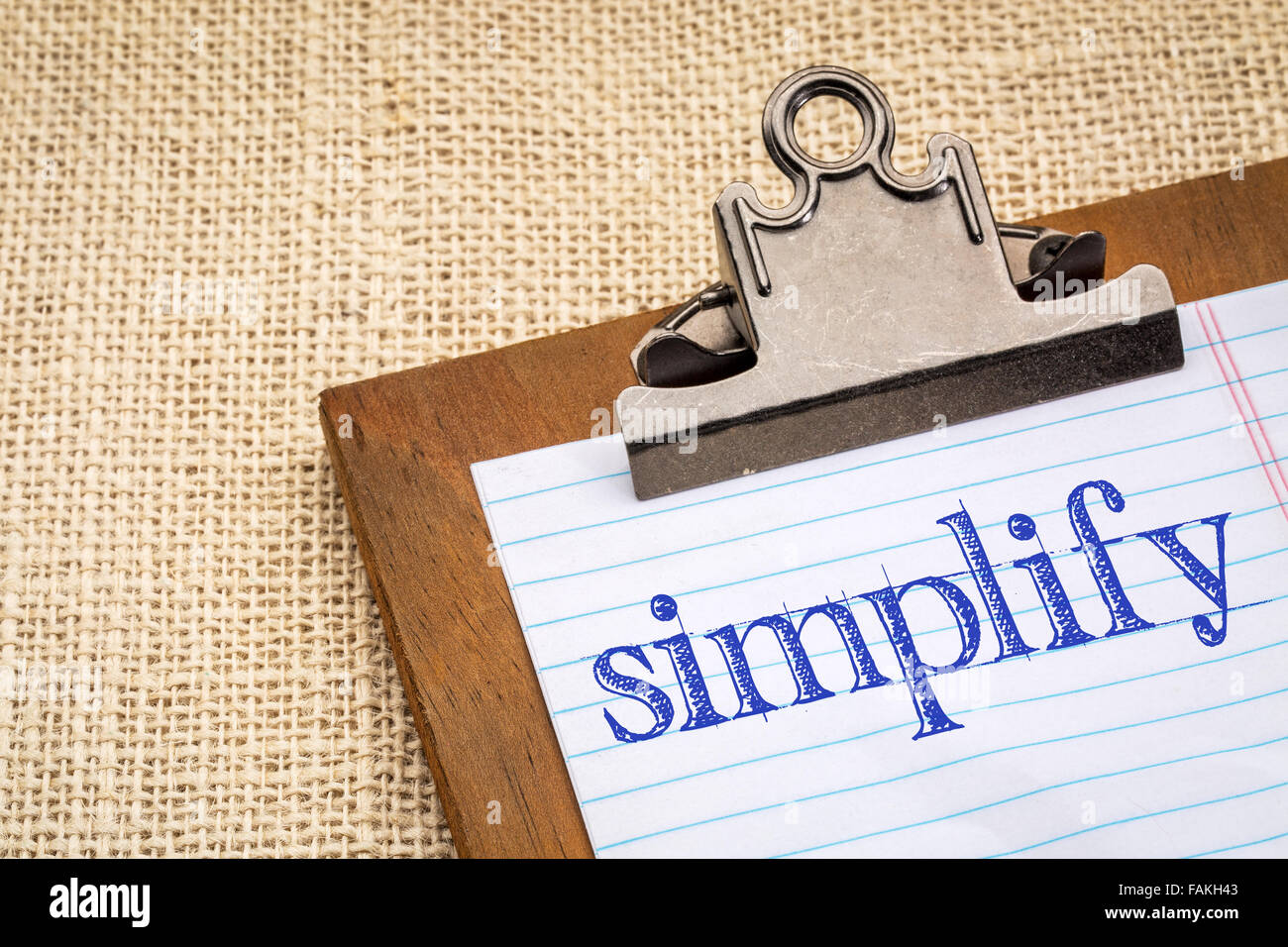Simplify Concept High Resolution Stock Photography and Images - Alamy