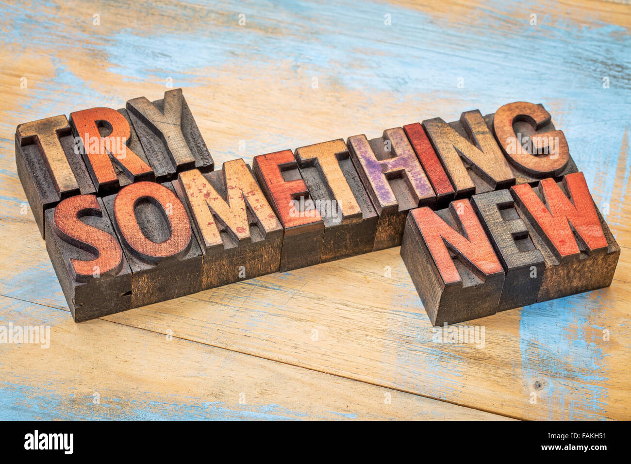 Try something new hi-res stock photography and images - Alamy