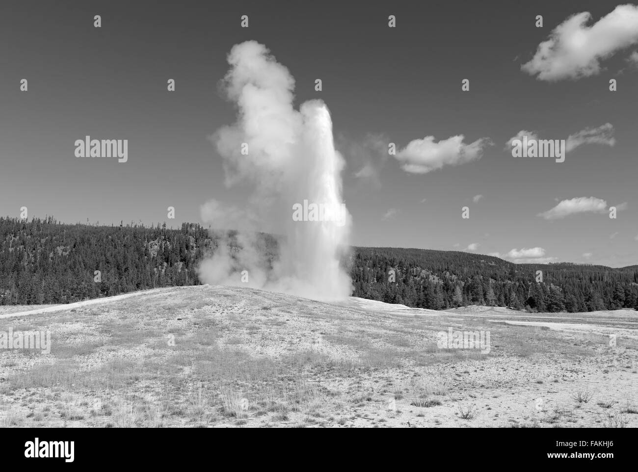 Geothermal activity at Yellowstone National Park, Wyoming, USA Stock ...