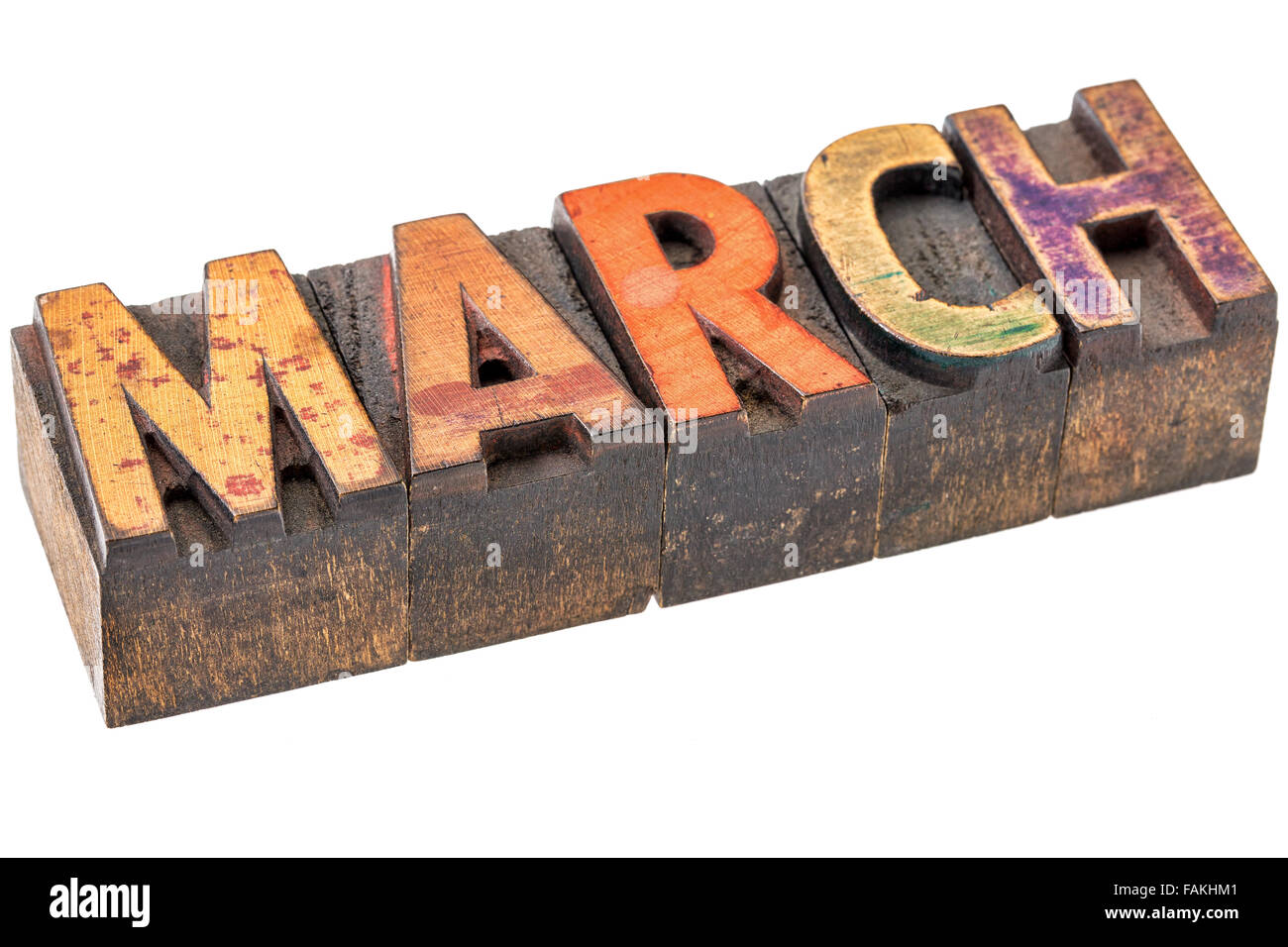 March month banner word hi-res stock photography and images - Alamy