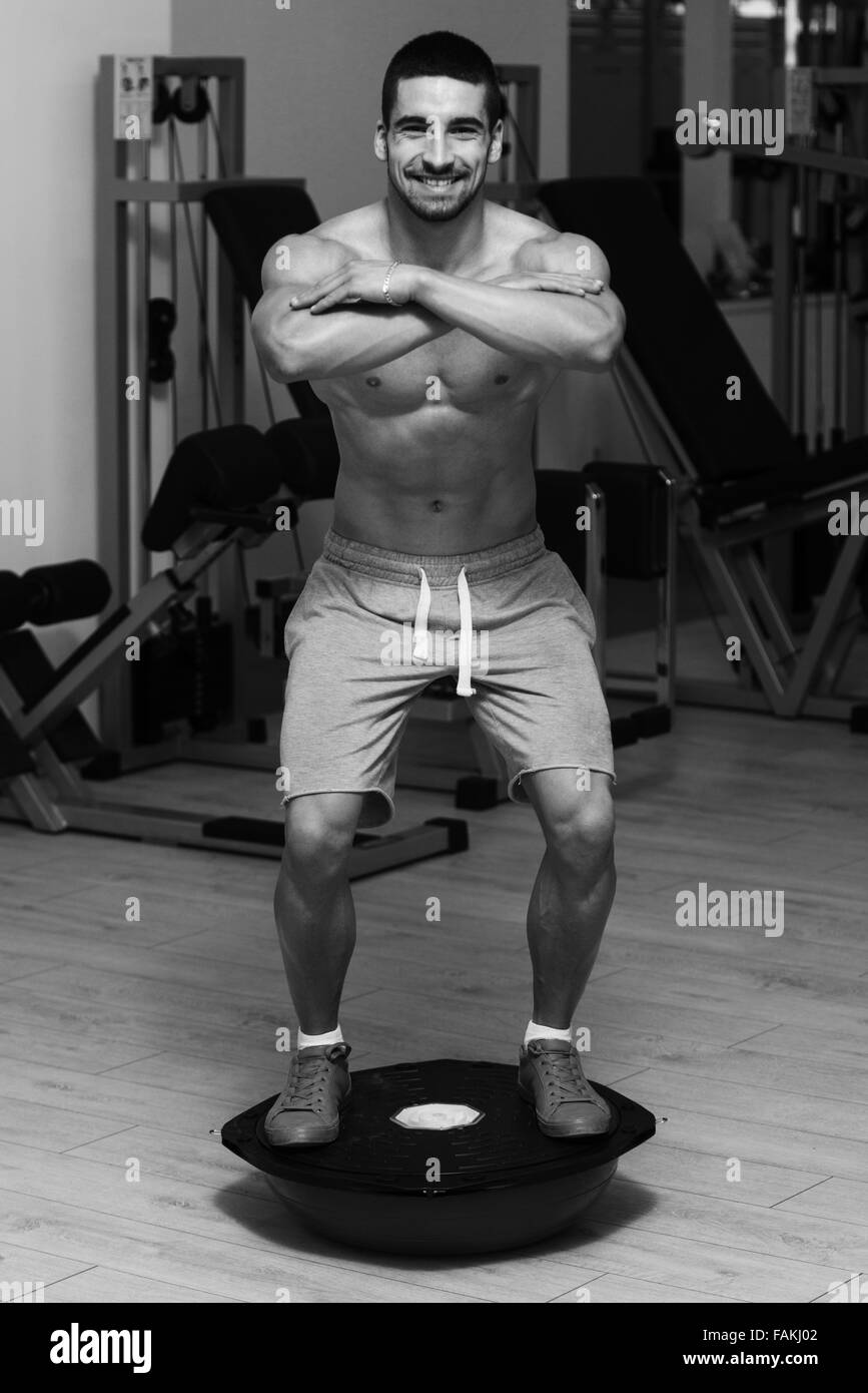 Balance exercises Black and White Stock Photos & Images - Alamy