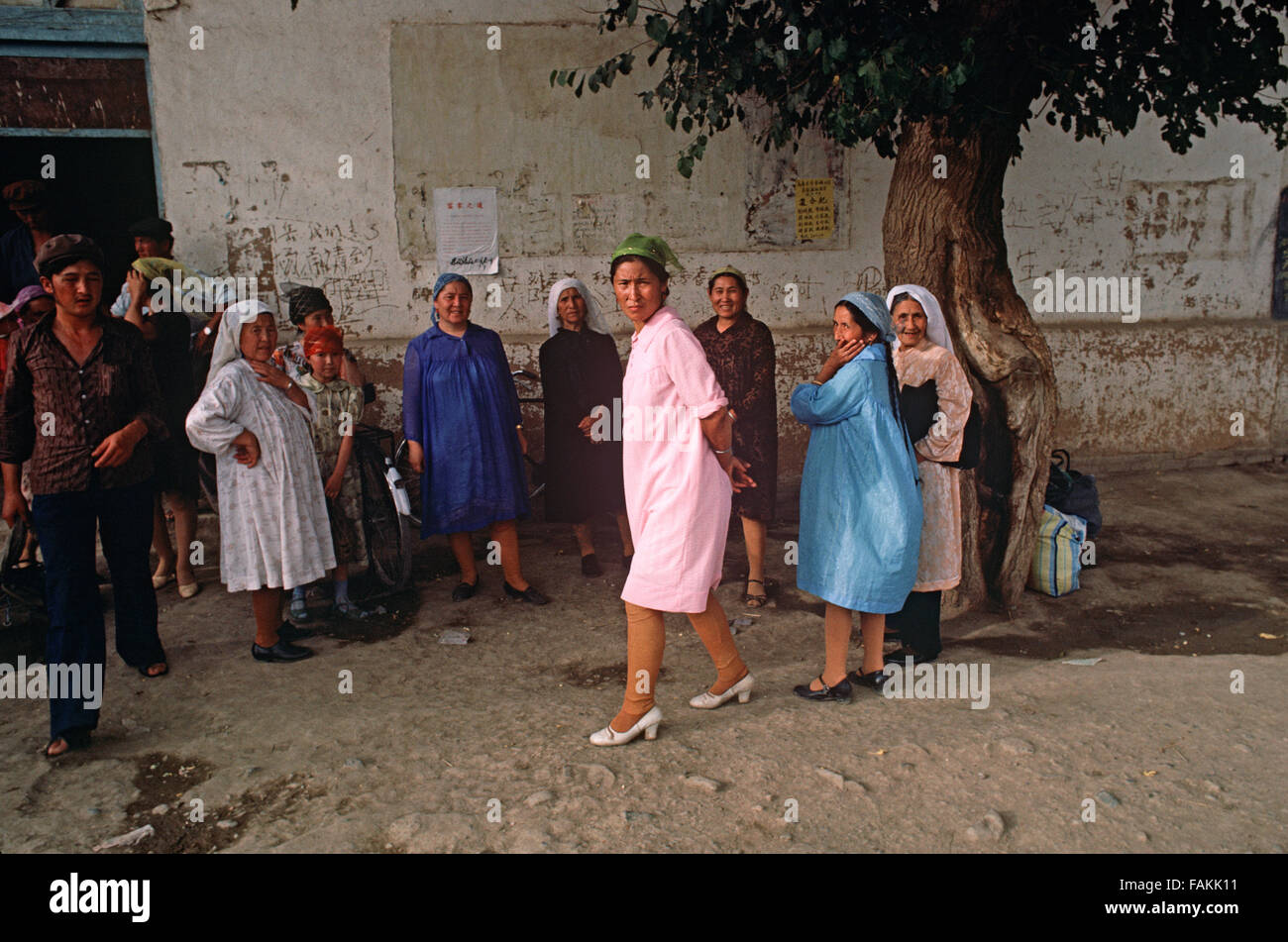 Uyghur women in Turpan, Xinjiang Province, China Stock Photo - Alamy