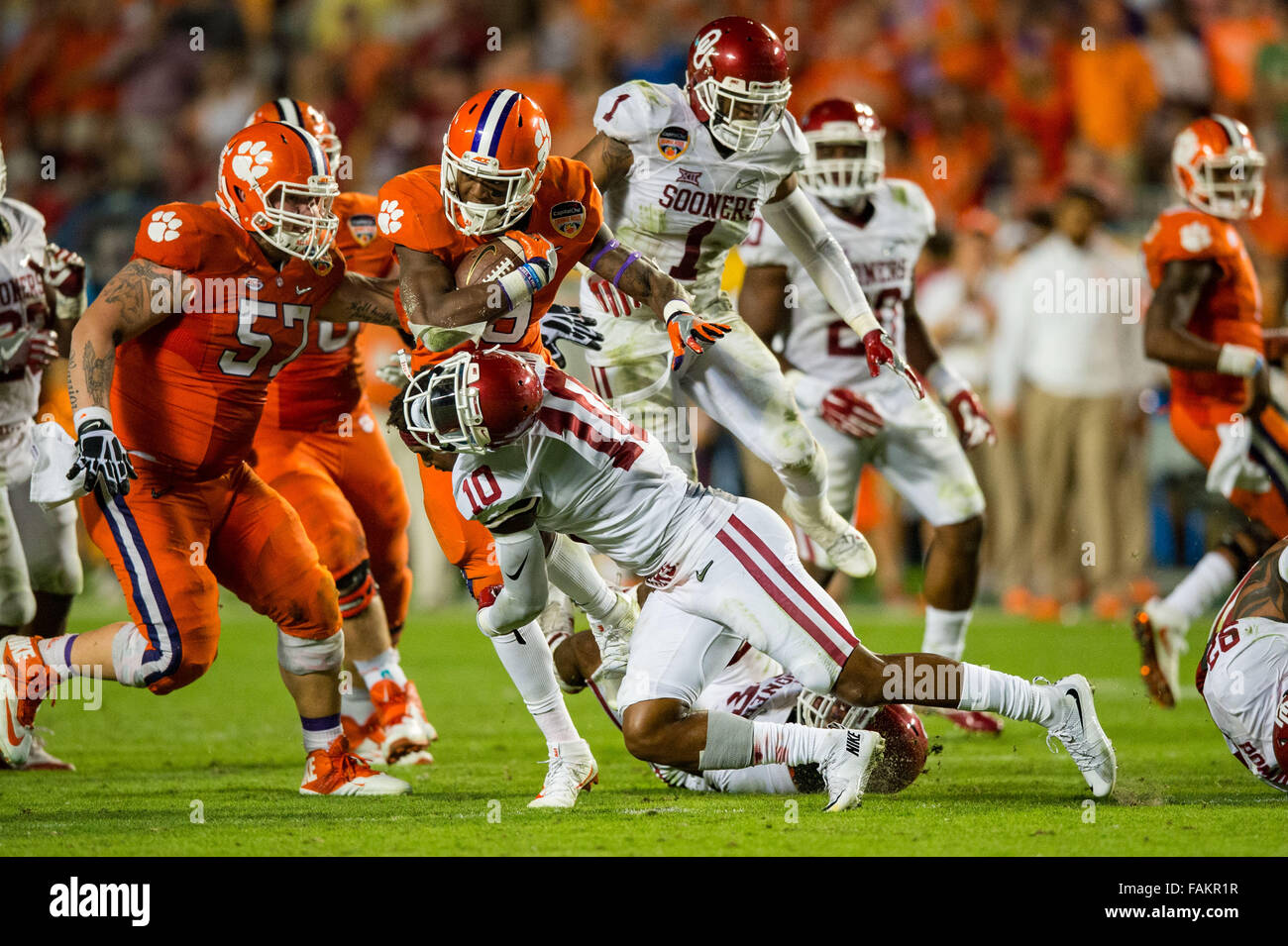 Clemson football helmet hi-res stock photography and images - Alamy