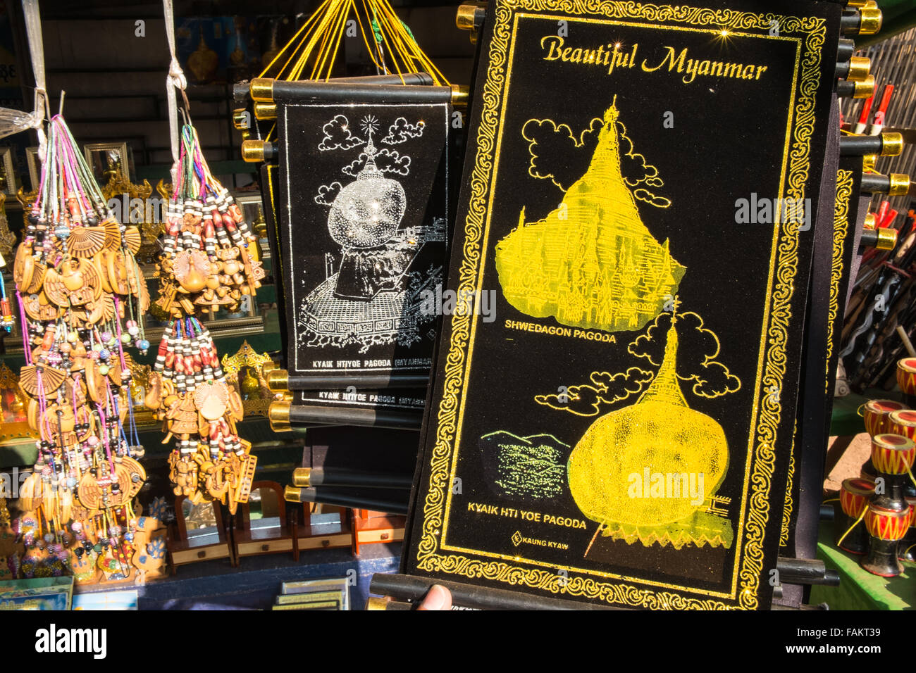 golden,rock,Myanmar,Burma,gold,Kyaitiyo,Buddhist.General store and ...