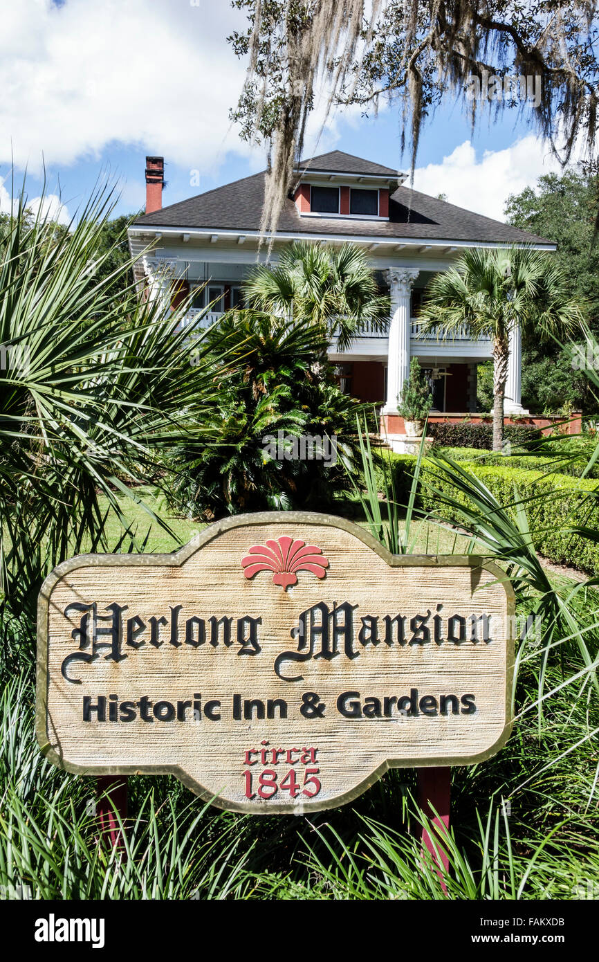 Florida Micanopy,Historic District,Cholokka Boulevard,Herlong Mansion ...