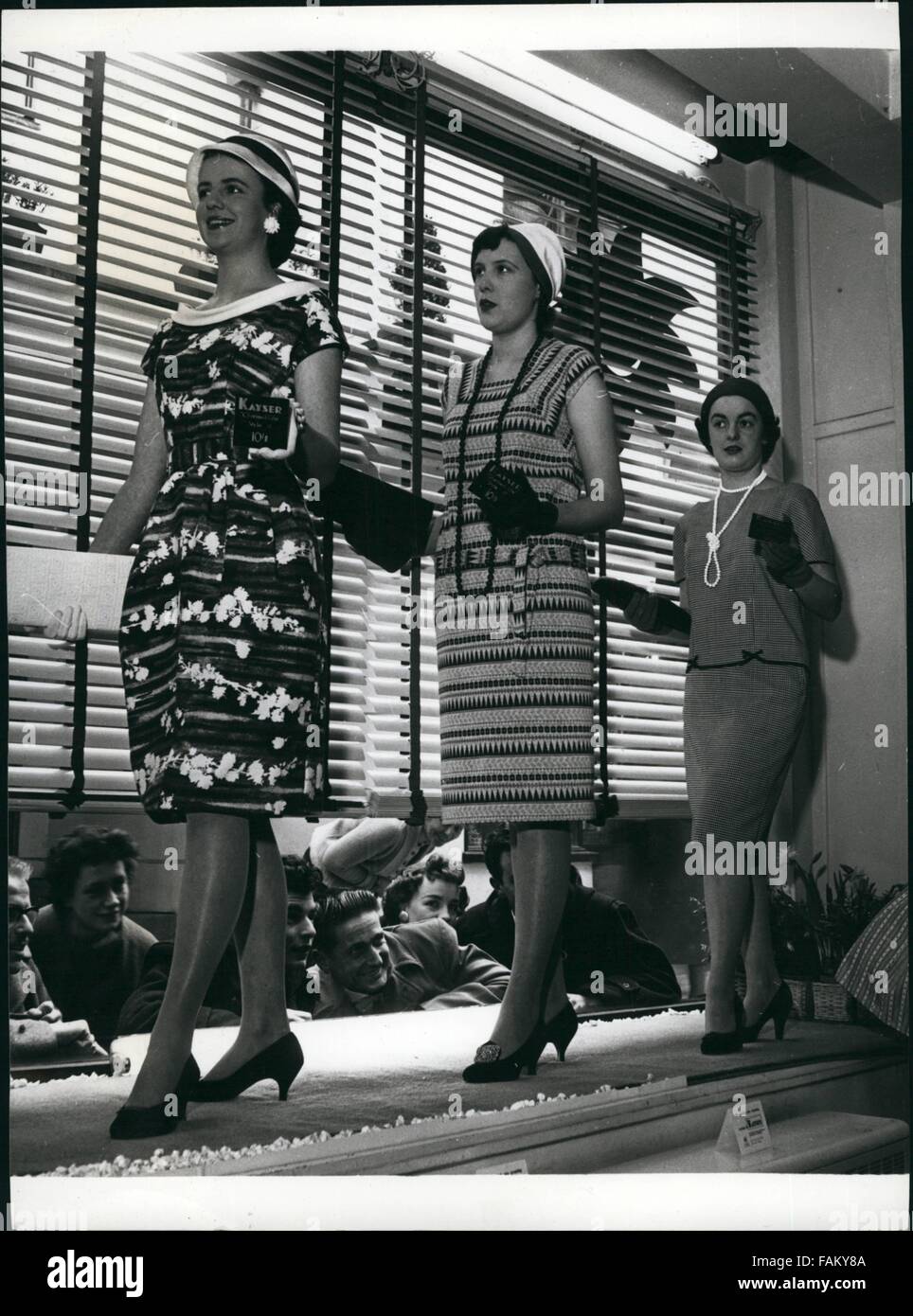 1962 - The new hem-line viewed through the windows. © Keystone Pictures ...