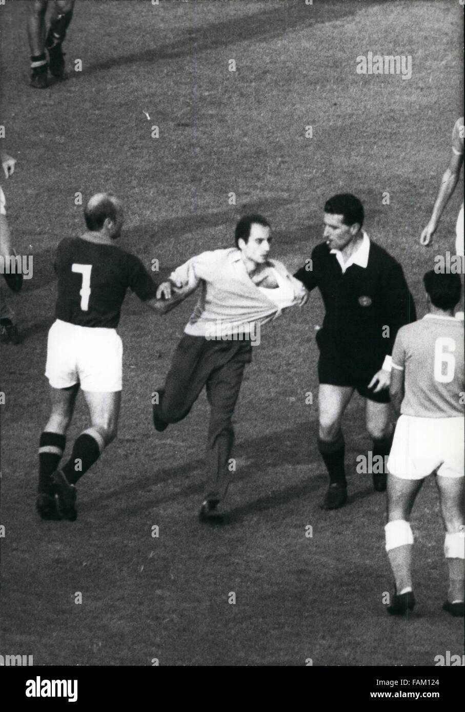1968 - Famous Italian soccer-referee Concello Lo Bello, well known also ...