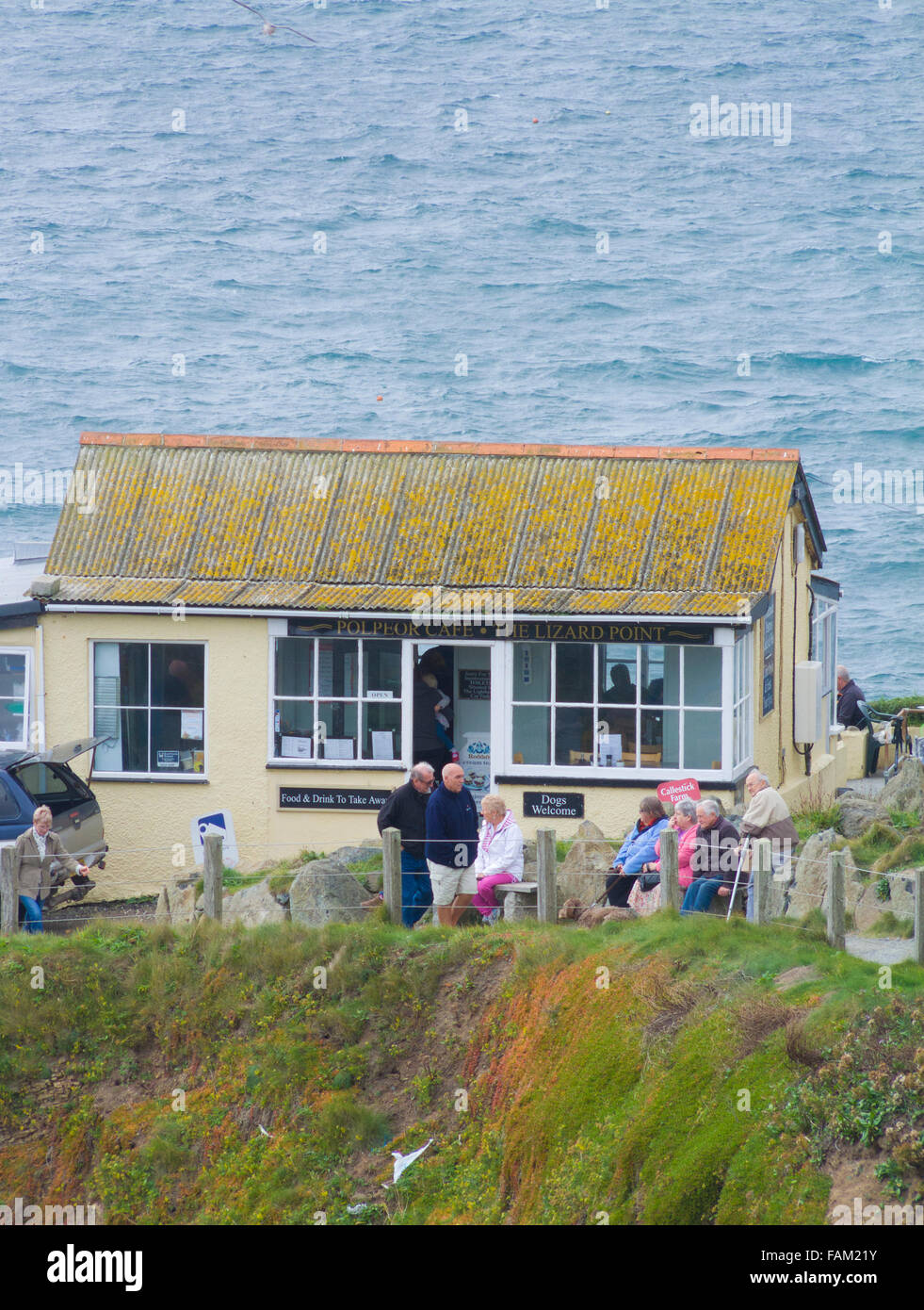 Polpeor Cafe, The Lizard Point, Lizard Peninsula, Cornwall, England, UK ...
