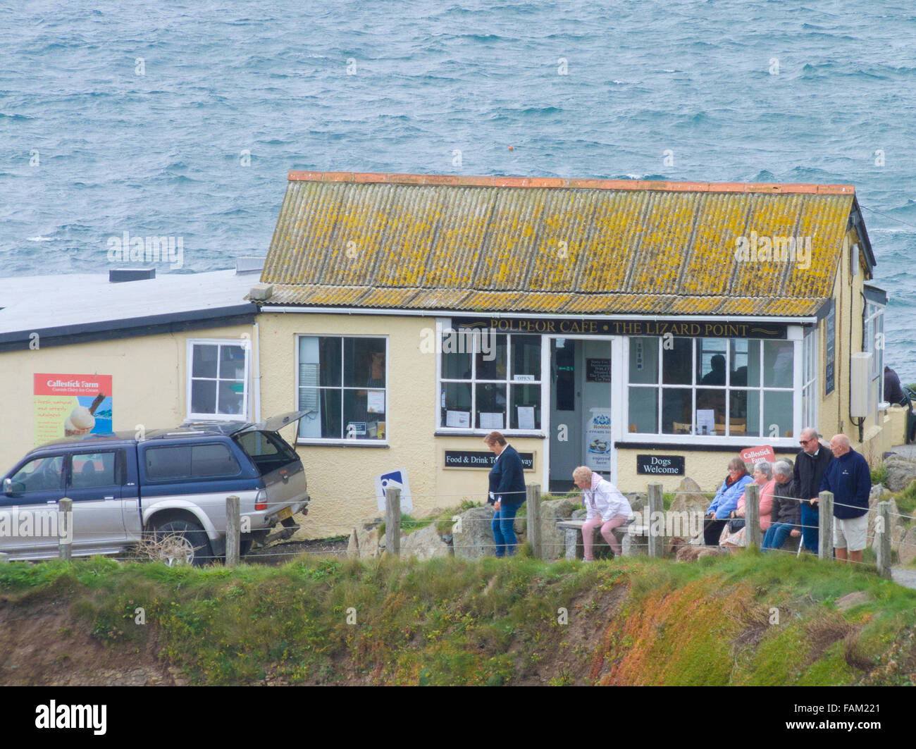Polpeor Cafe, The Lizard Point, Lizard Peninsula, Cornwall, England, UK ...