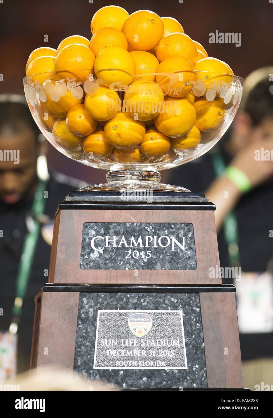 Orange bowl trophy hi-res stock photography and images - Alamy