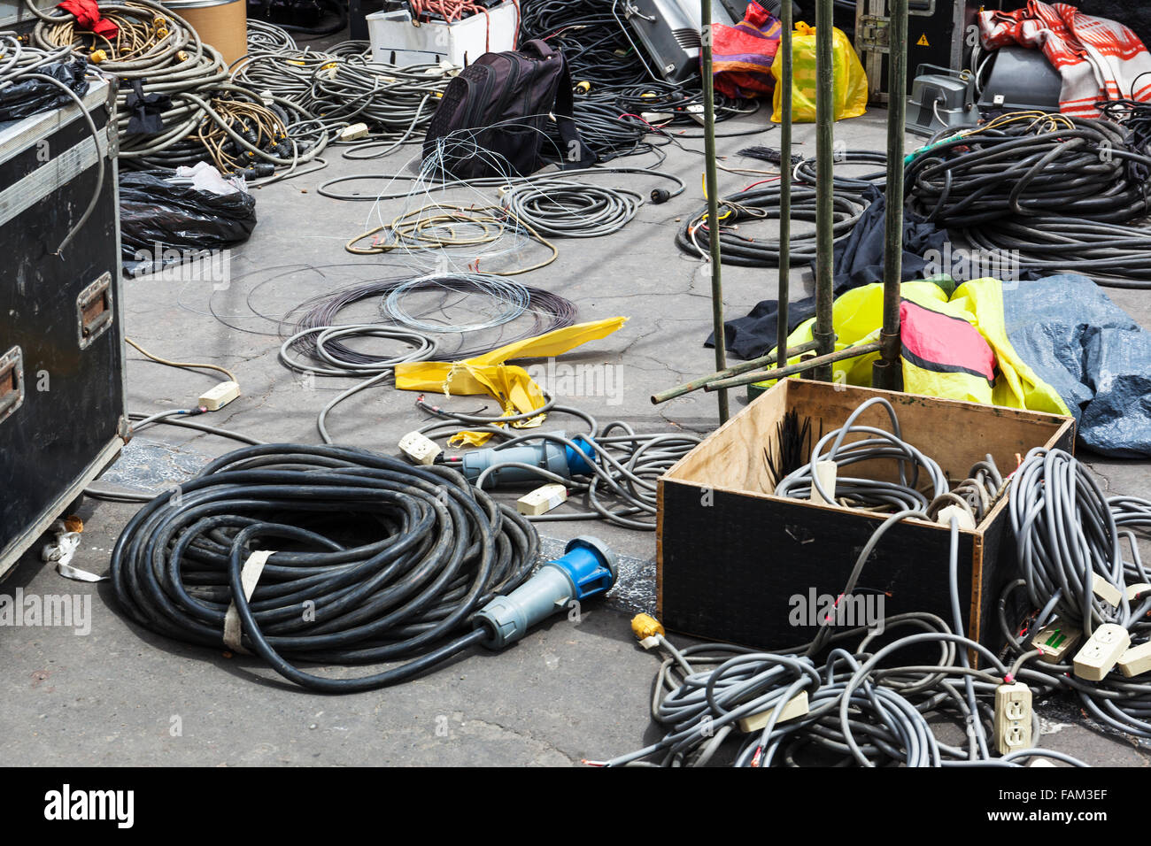 electrical equipment on a city street Stock Photo - Alamy