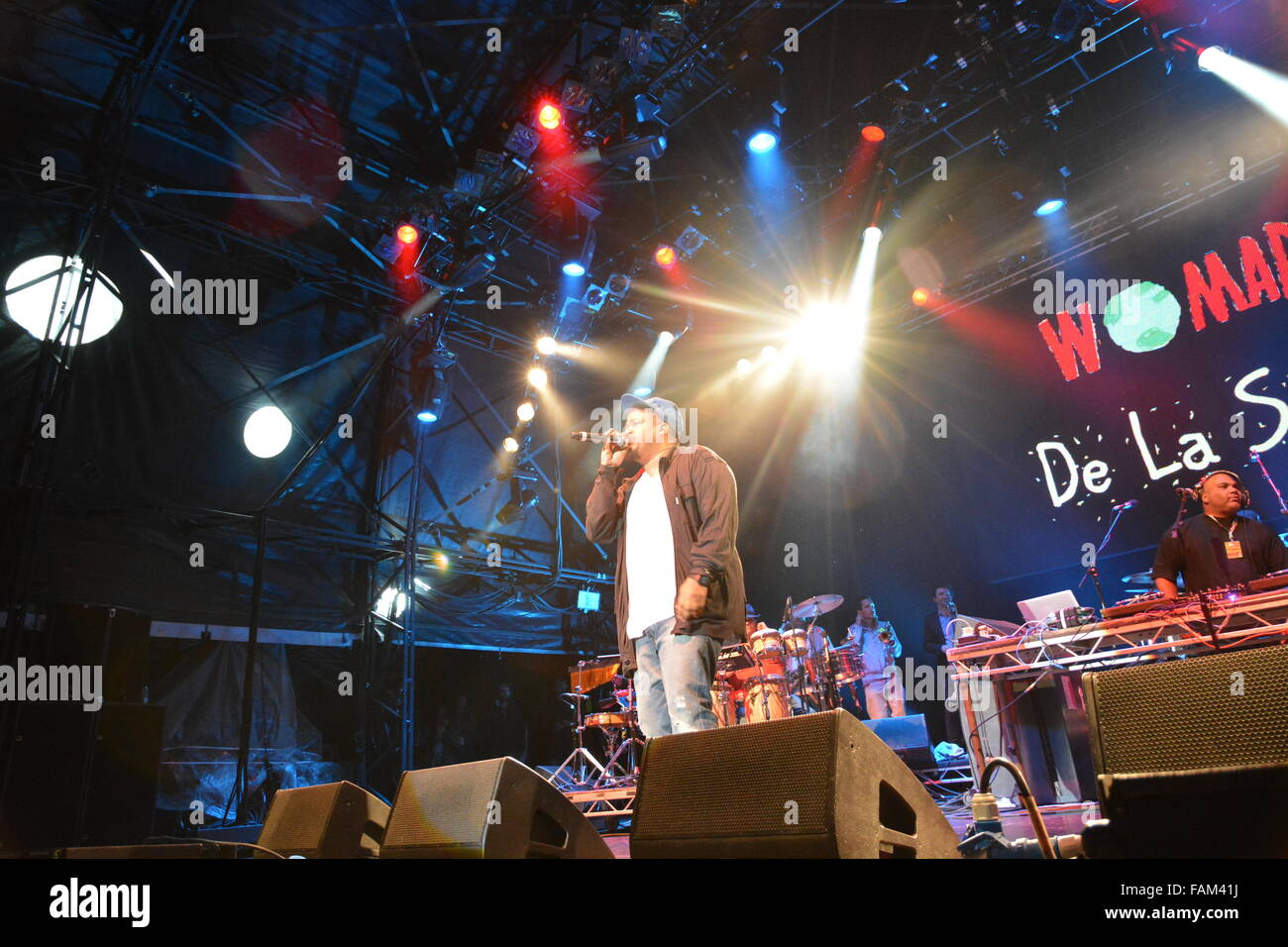 David Jude Jolicoeur, Trugoy, Del La Soul, Open Air Stage, WOMAD 2015 ...