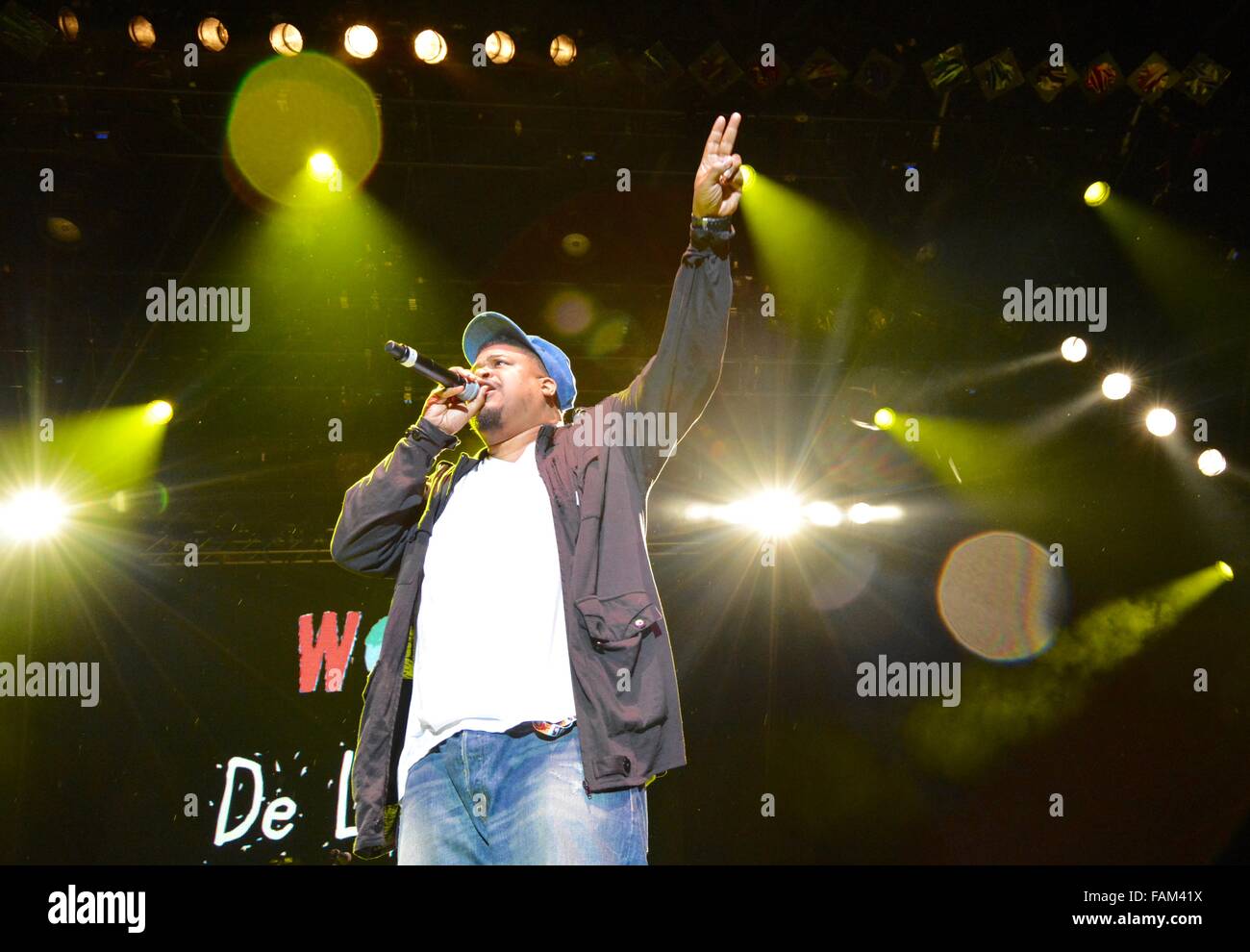 David Jude Jolicoeur, Trugoy, Del La Soul, Open Air Stage, WOMAD 2015 ...