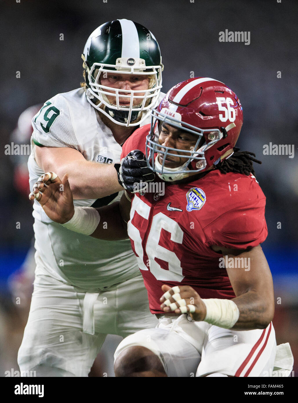 Arlington, Texas, USA. 31st Dec, 2015. Michigan State Spartans ...