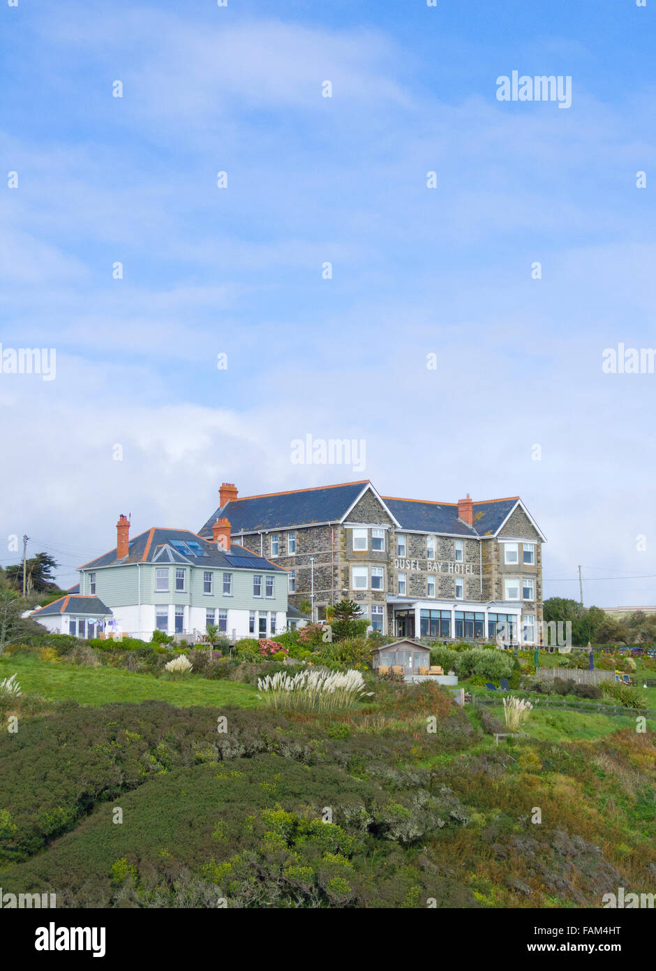 Housel Bay Hotel, Housel Bay, Lizard Peninsula, Cornwall, England, UK ...