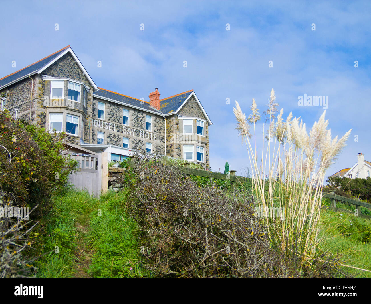 Housel Bay Hotel, Housel Bay, Lizard Peninsula, Cornwall, England, UK ...