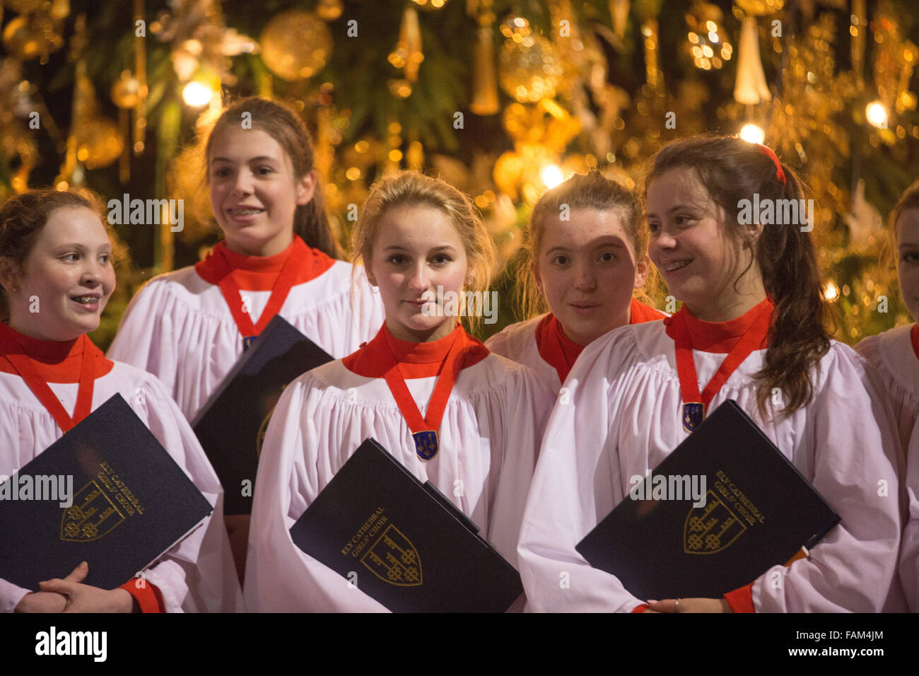 The Ely Cathedral Girls' Choir rehearsing for this weekends Christmas ...