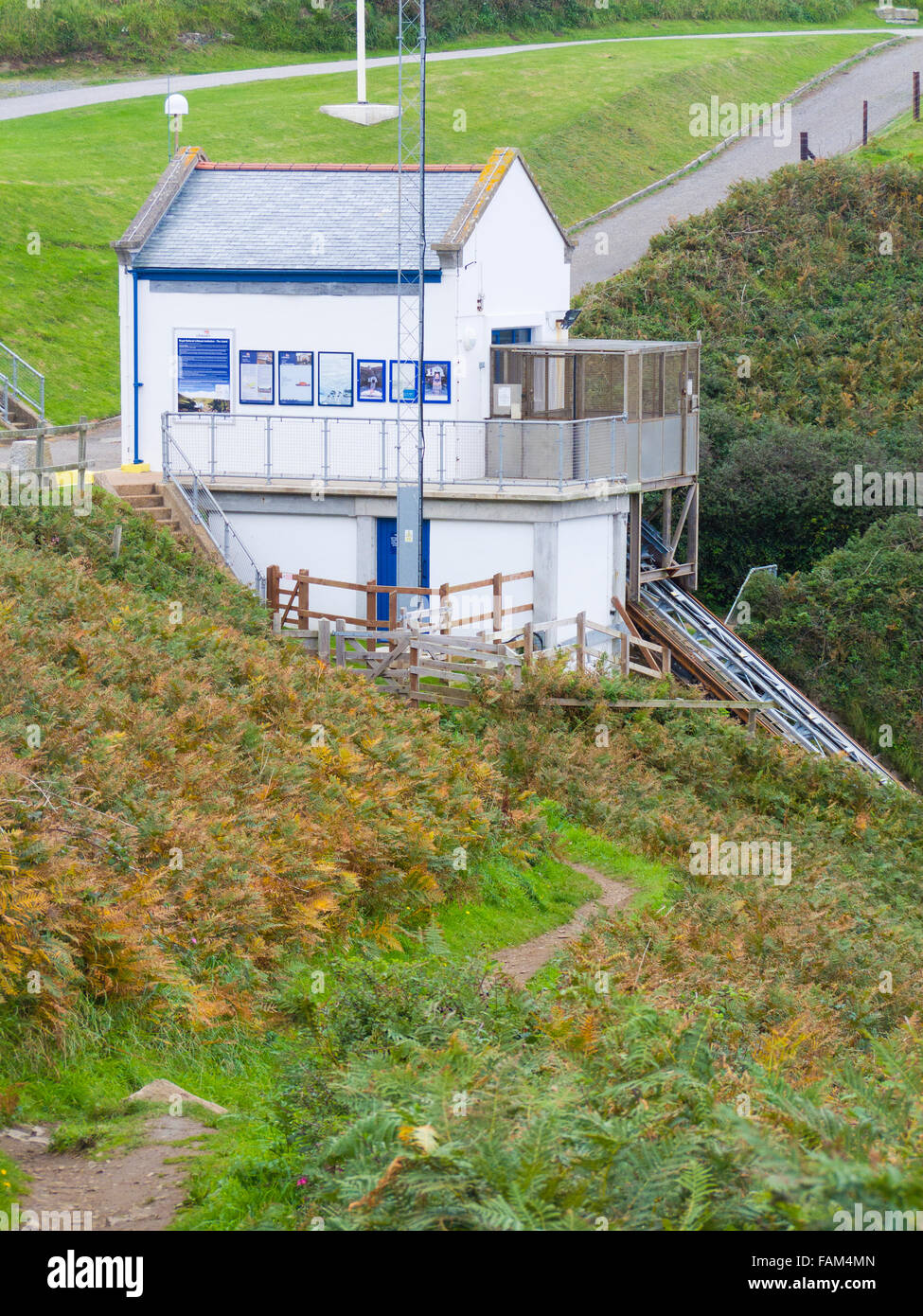 The Lizard RNLI Lifeboat Station, Kilcobben Cove, Lizard Peninsula ...