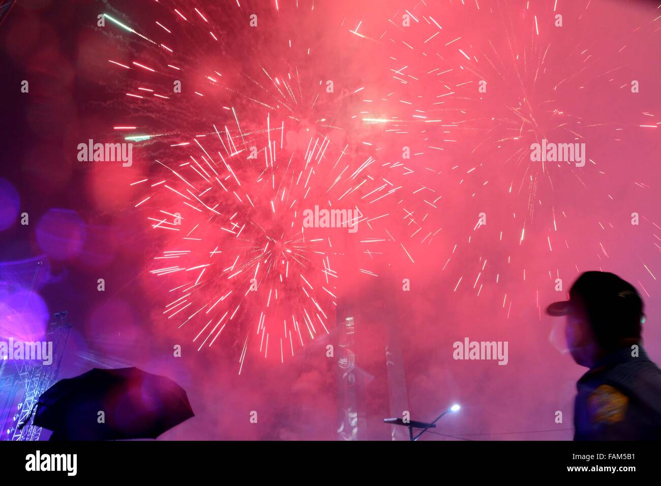 Quezon city fireworks hi-res stock photography and images - Alamy