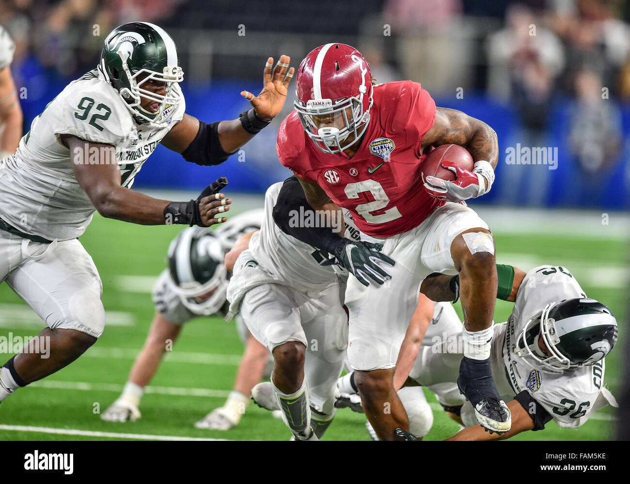 Arlington, Texas. 31st Dec, 2015. Alabama Crimson Tide running back ...