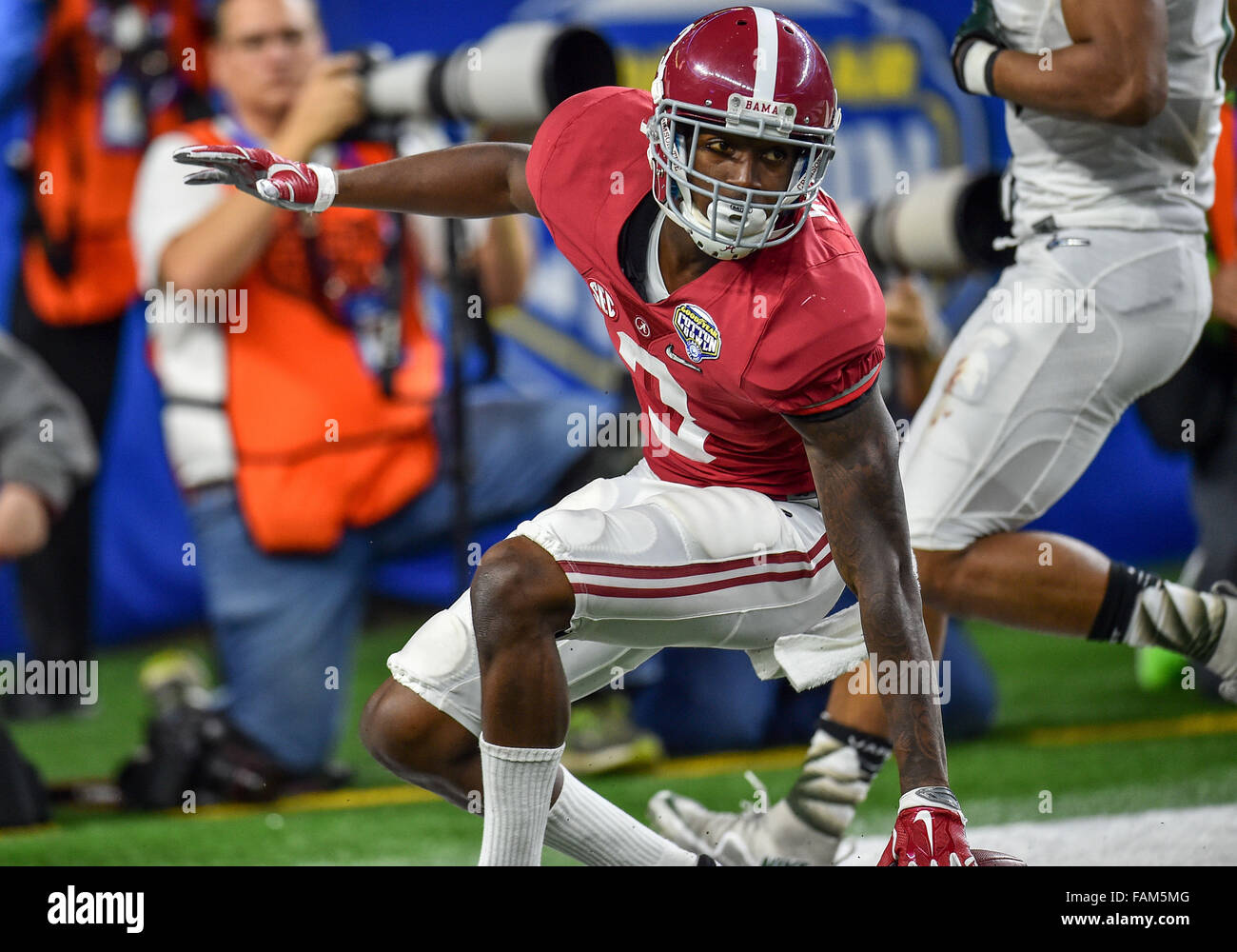 Arlington, Texas. 31st Dec, 2015. Alabama Crimson Tide wide receiver ...