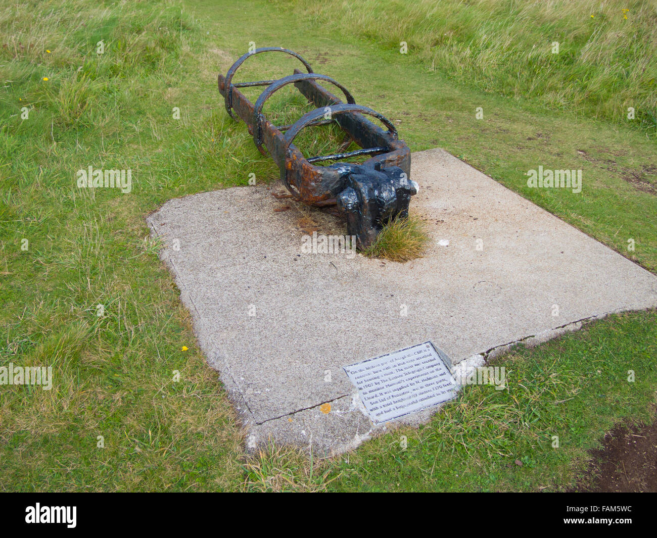 Cage & Plinth for the Mast & Antenna Erected by the Eastern Telegraph ...