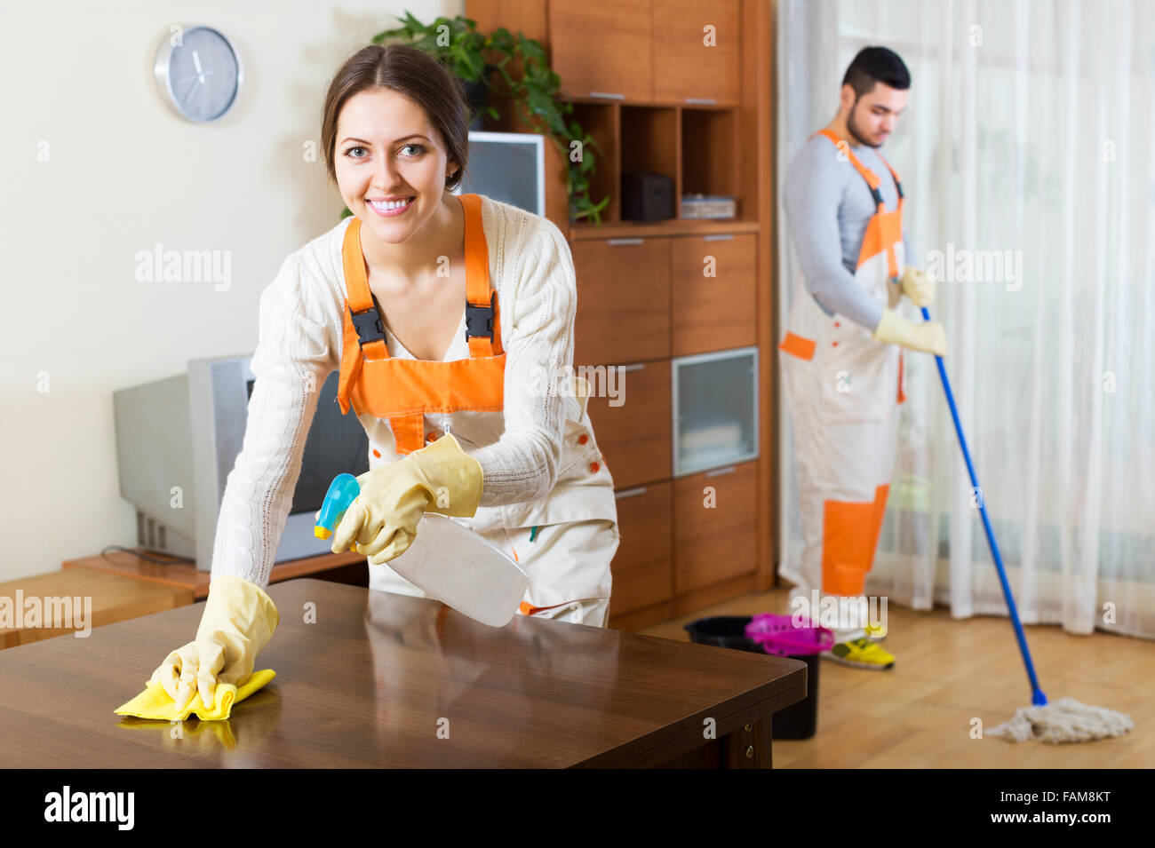 Team happy professional house hi-res stock photography and images - Alamy