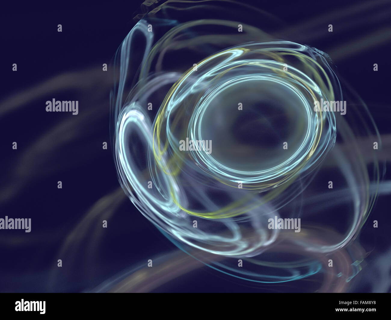 Scary Ghost fractal Stock Photo - Alamy