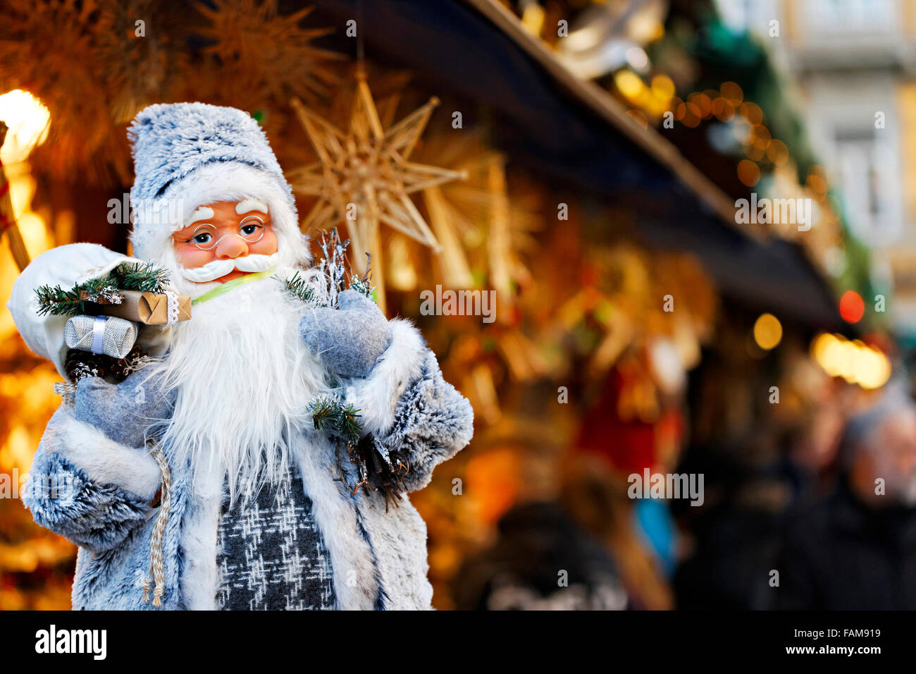 Christmas market markets germany saint nikolaus father christmas doll ...