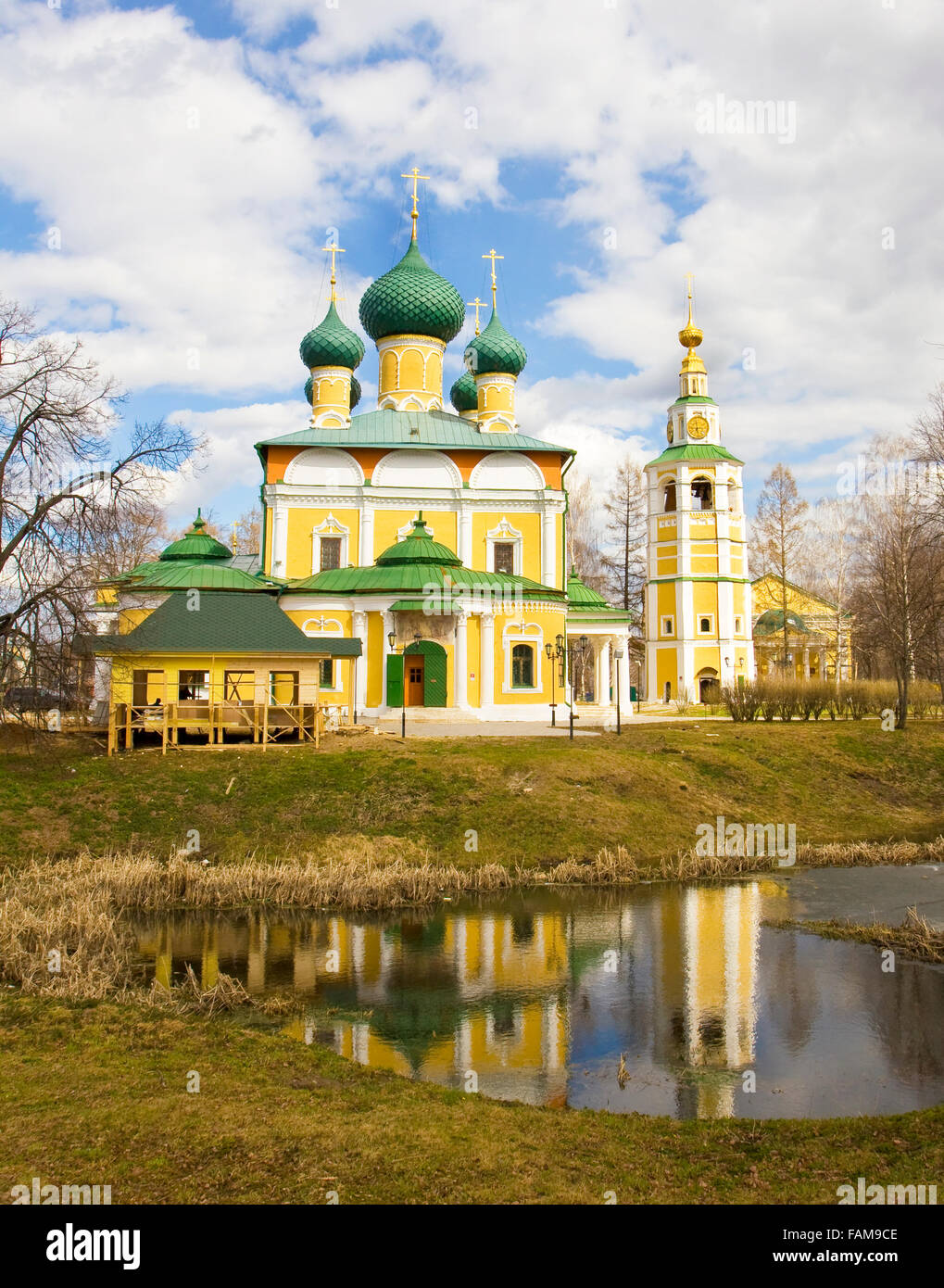 Cathedral of Transfiguration of Jesus Christ in town Uglich, Russia ...