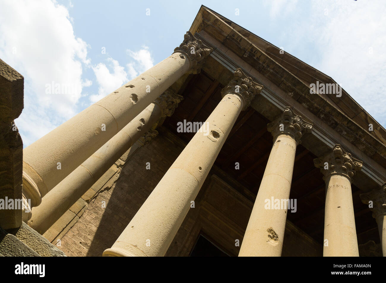 Antique temple of the roman empire vic hi-res stock photography and ...