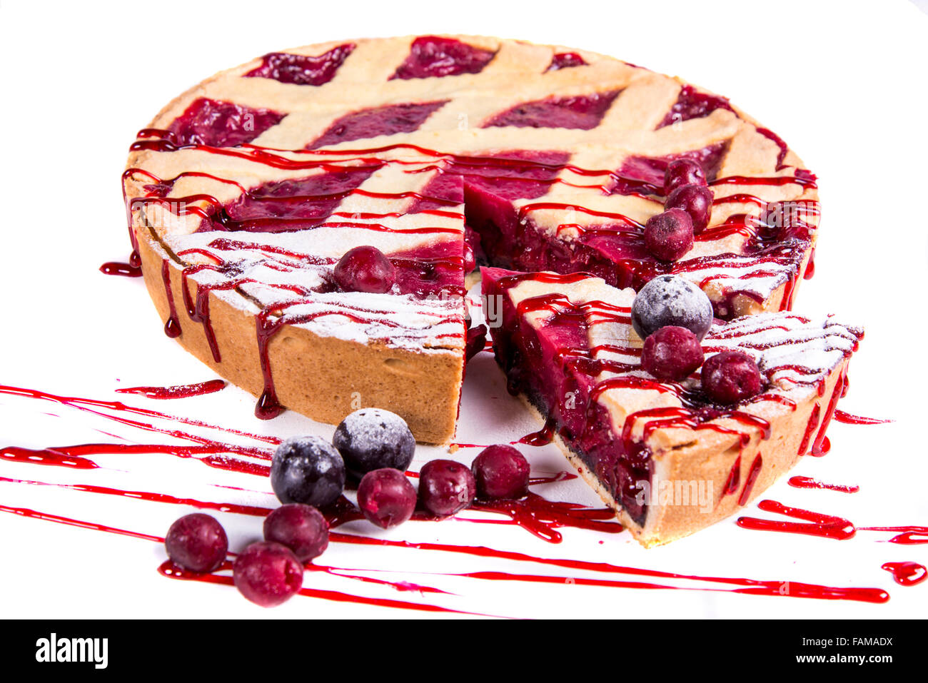 Gourmet cherry cake hi-res stock photography and images - Alamy