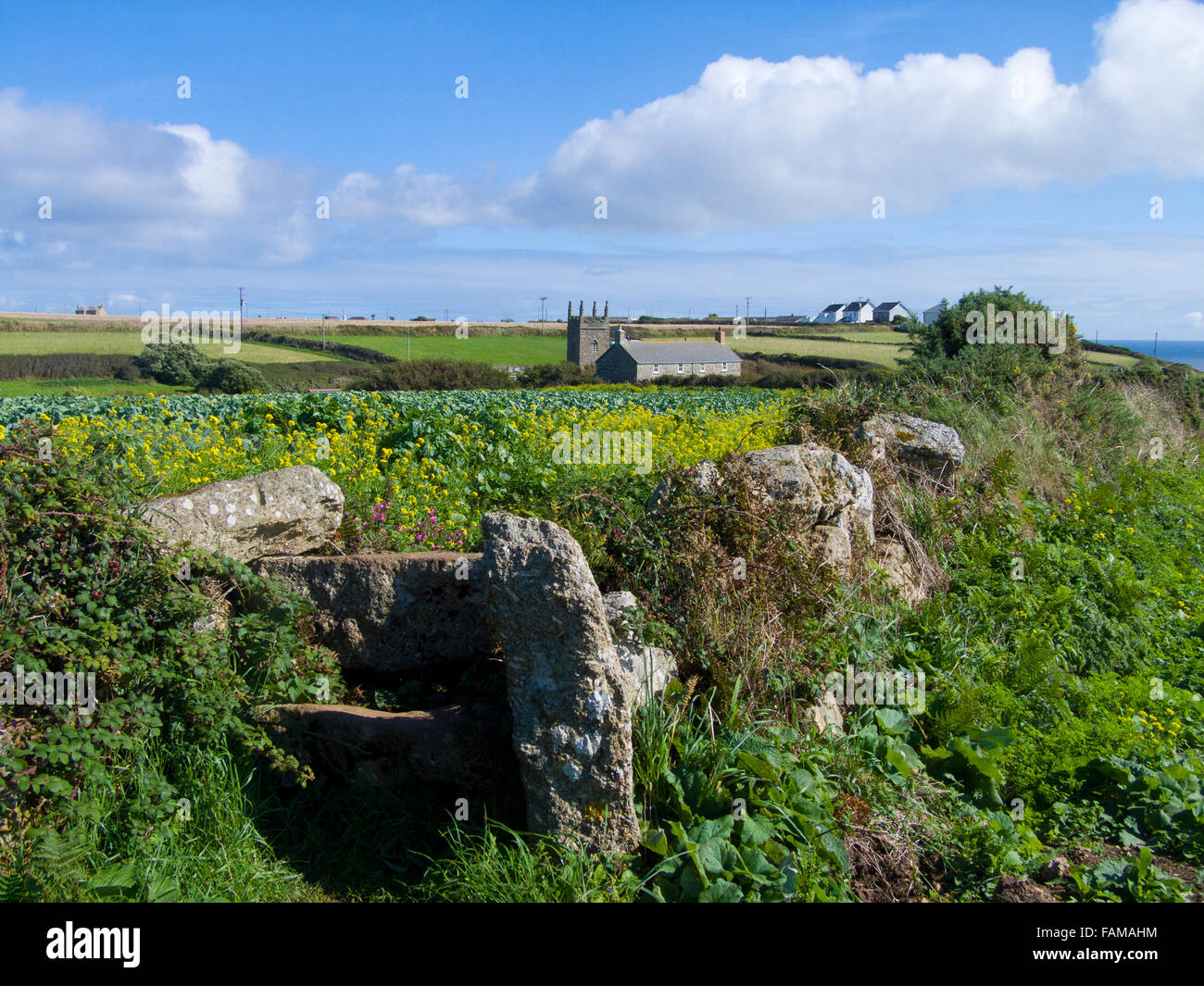 Saint levan stone hi-res stock photography and images - Alamy