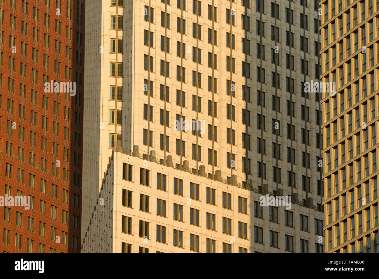 Detail of a skyscraper facade Stock Photo - Alamy