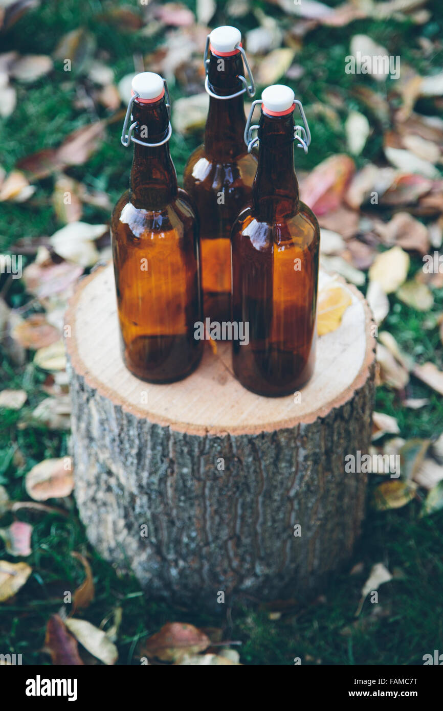 Stack of glass bottles hi-res stock photography and images - Alamy