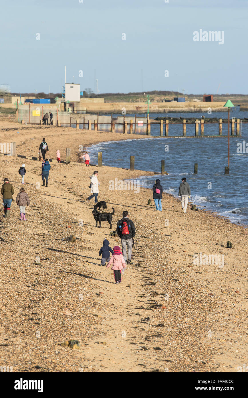 People families walking along hi-res stock photography and images - Alamy