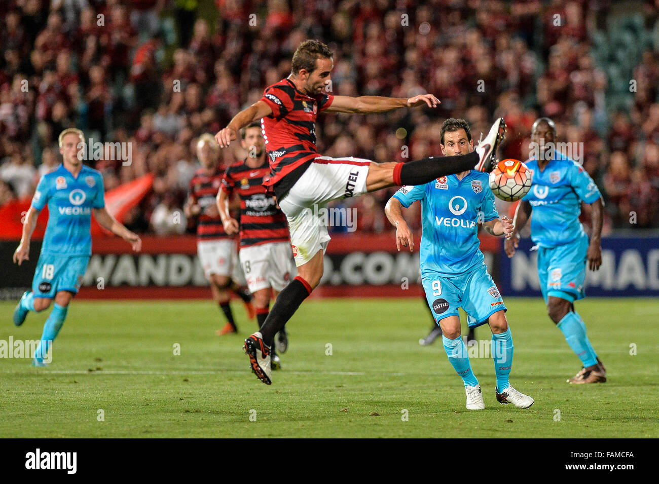 Pirtek Stadium, Sydney, Australia. 01st Jan, 2016. Hyundai A-League ...
