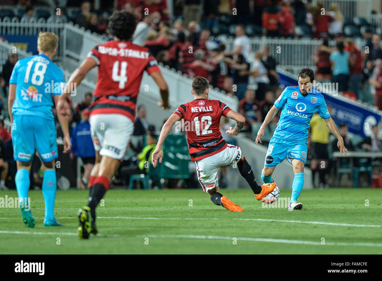Pirtek Stadium, Sydney, Australia. 01st Jan, 2016. Hyundai A-League ...