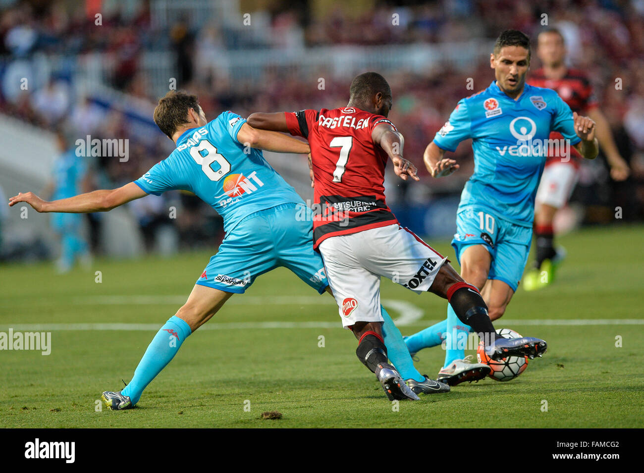 Pirtek Stadium, Sydney, Australia. 01st Jan, 2016. Hyundai A-League ...