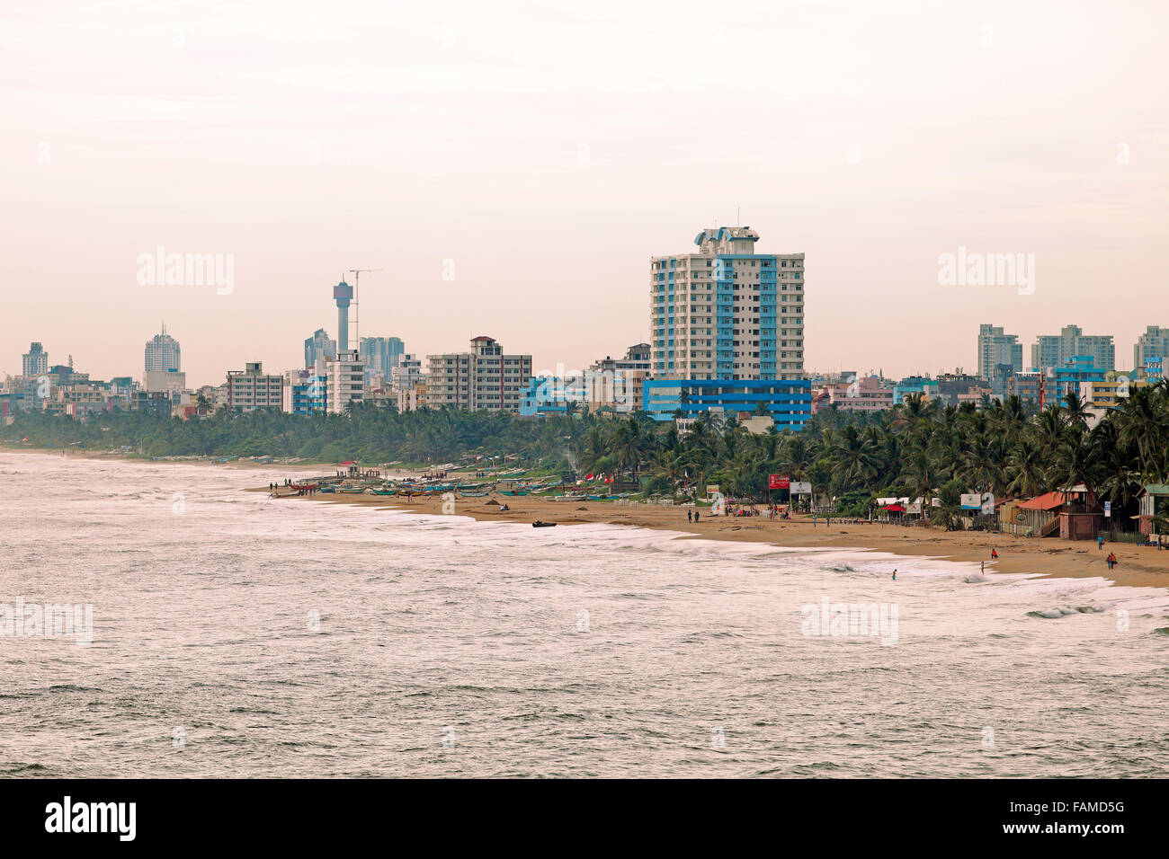 City beach, Colombo, Western Province, Sri Lanka Stock Photo - Alamy
