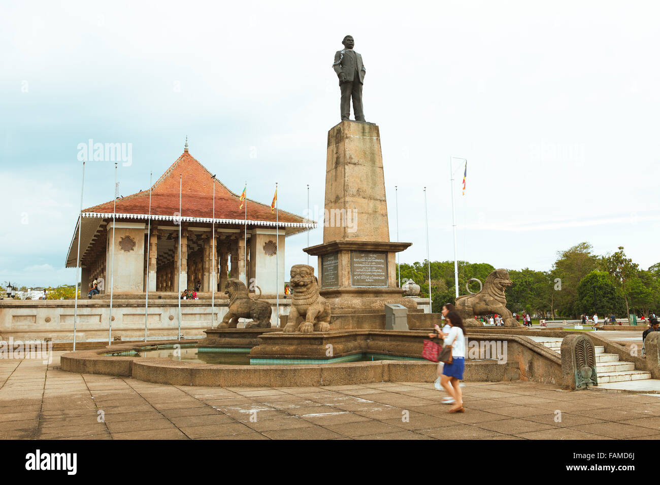 Independence Memorial Hall, Cinnamon Gardens, Colombo, Sri Lanka Stock ...