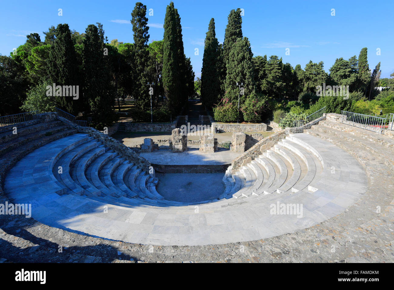 The Odeum Ampitheatre, Kos town, Kos Island, Dodecanese group of ...