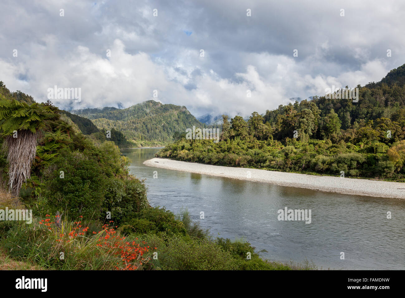Buller River valley Stock Photo - Alamy