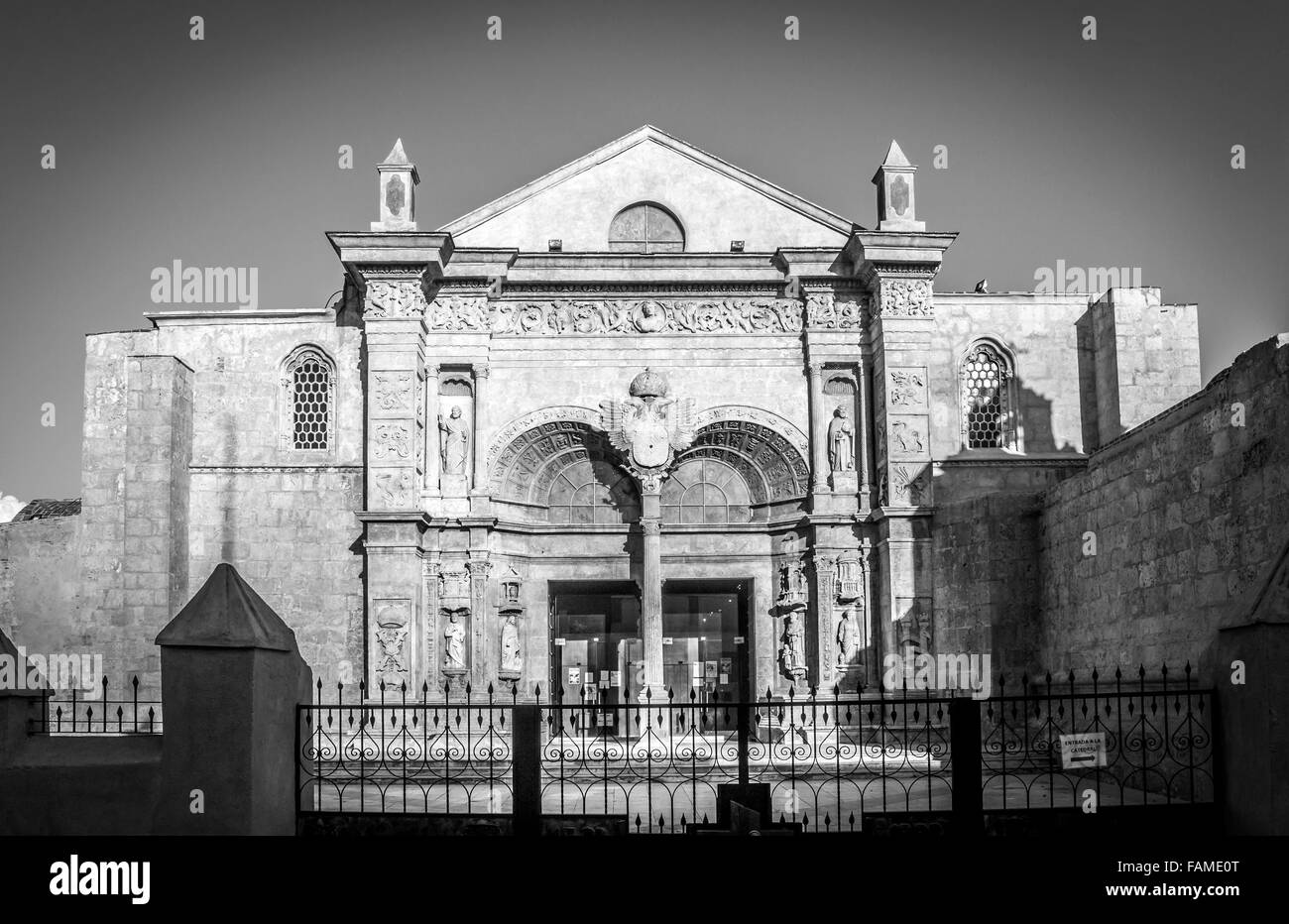 Dominican architecture Black and White Stock Photos & Images - Alamy